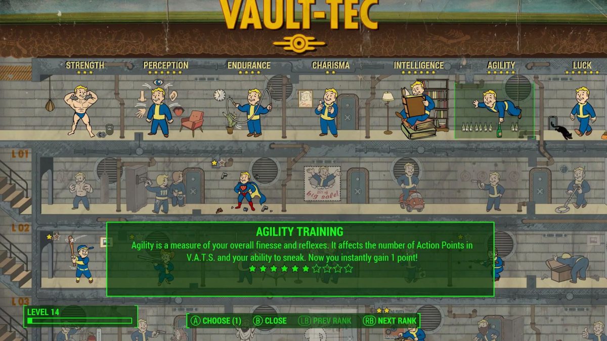 Las mejores estadísticas iniciales en Fallout 4 para un comienzo ...